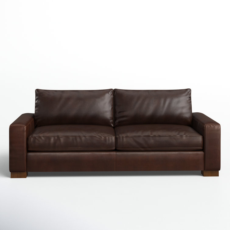 Wayfair jennifer leather sofa bed store